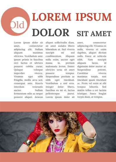 Free 80s Old Fashioned Magazine Template For Google Docs