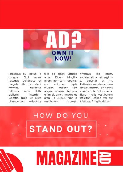 Free AD Magazine Template For Google Docs