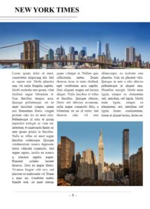 Free New York Times Template For Google Docs