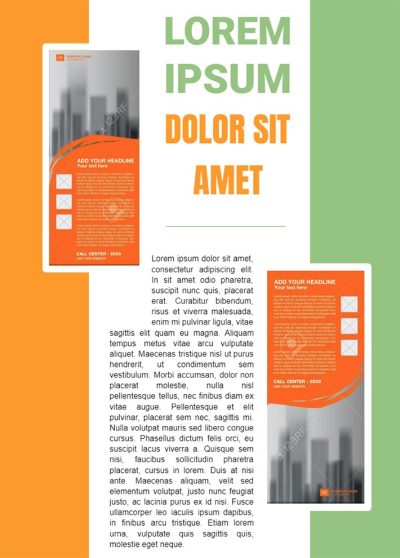 Free Colourful Magazine AD Template For Google Docs
