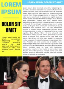 Free People Magazine Design Template For Google Docs