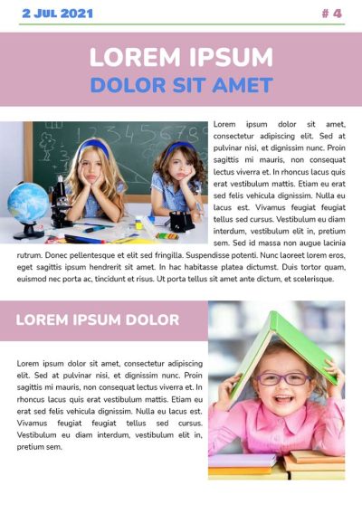 Free School Newspaper Template For Google Docs