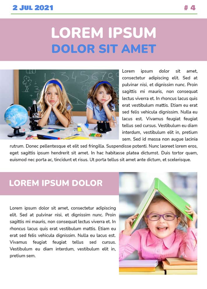 School Newspaper Template Free Google Docs Template
