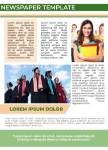 Free Student Newspaper Template For Google Docs