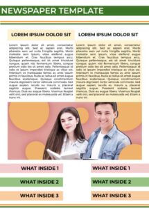 Free Student Newspaper Template For Google Docs