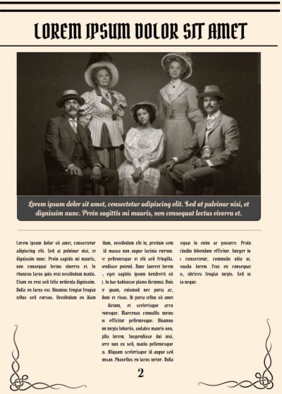 Free Vintage Newspaper Template For Google Docs