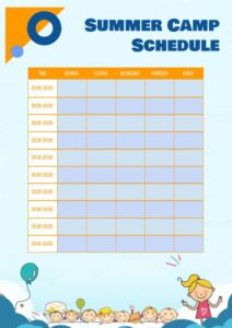 15 Free Schedule Templates for Google Docs – Docs&Slides
