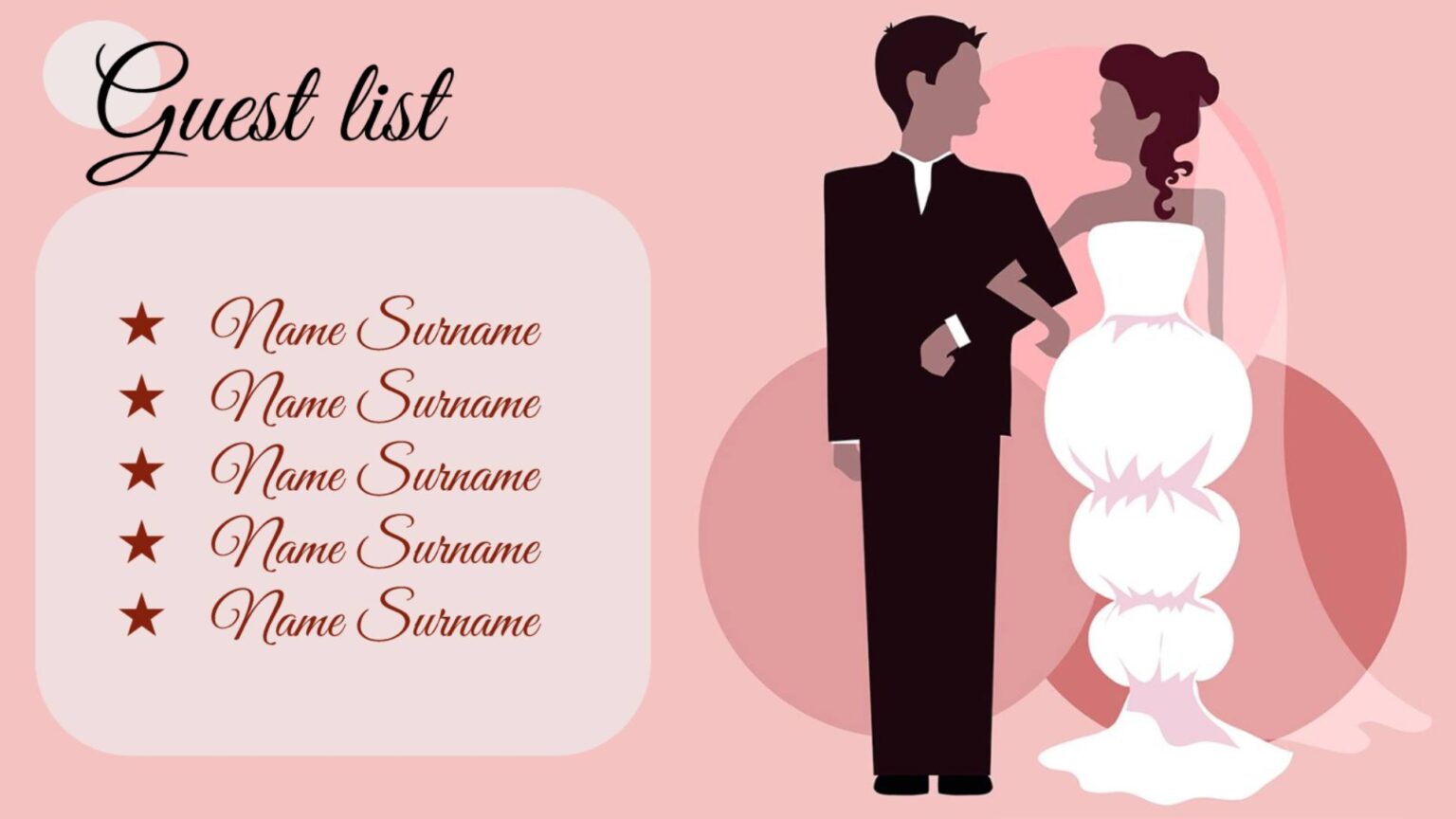 Wedding Timeline Template – Free Google Slides Template