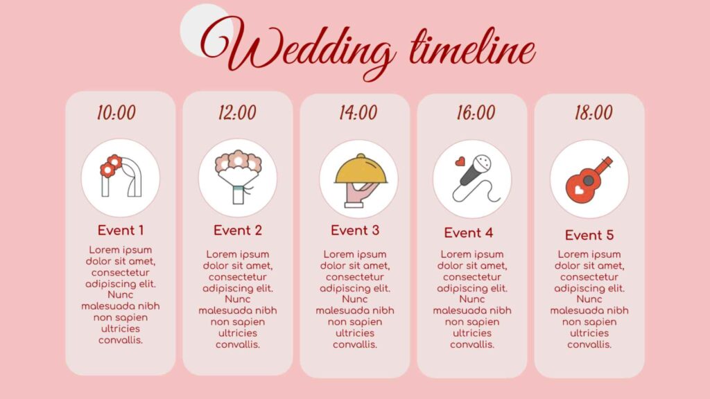 Wedding Timeline Template – Free Google Slides Template
