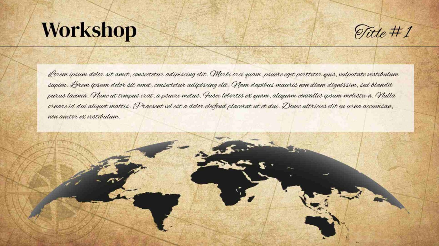 Geography Workshop Template – Free Google Slides Template - NEW!