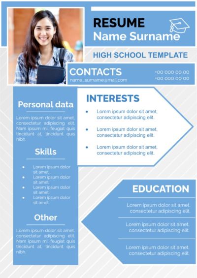 Free High School Resume Template For Google Docs