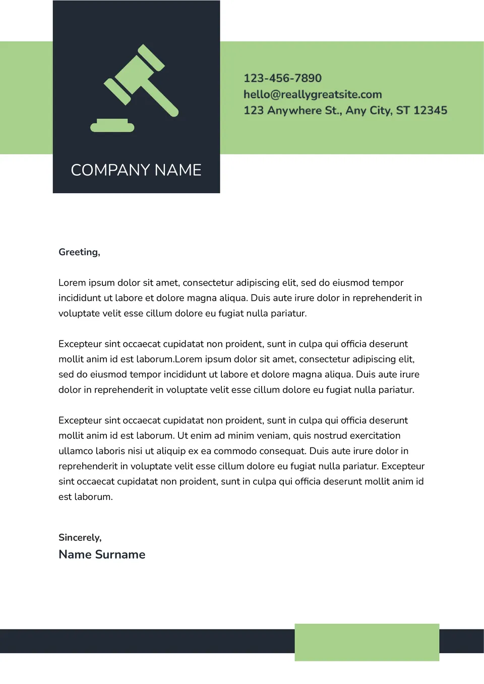 Free Chase Bank Letterhead Template For Google Docs
