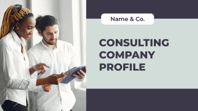 B2B Company Profile Template – Free Google Slides Template - NEW!