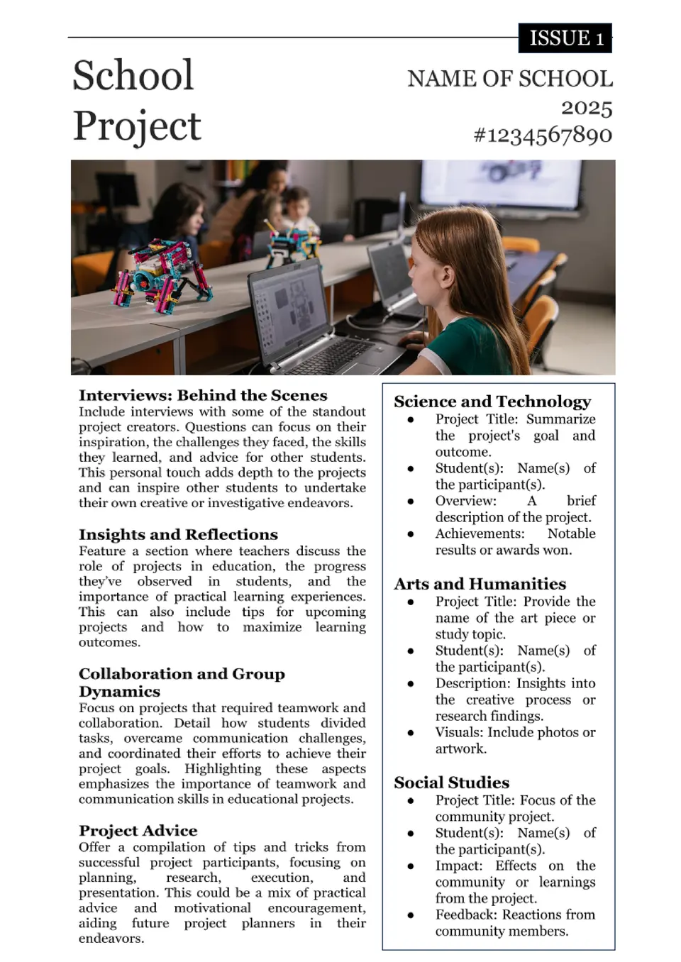 Student Newspaper Template Elementary School Newspaper Free Google Student Newspaper Template Elementary School Newspaper Free Google