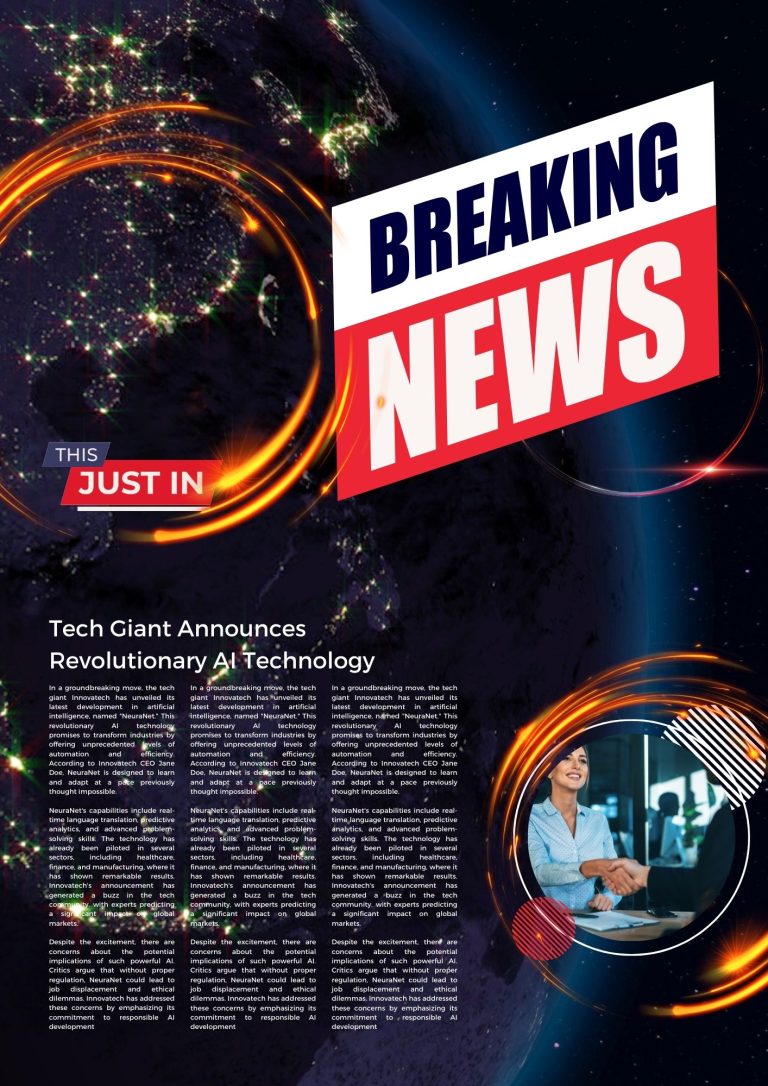 Newspaper Template – Free Google Slides Template - NEW!