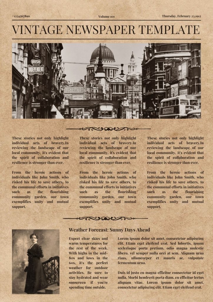 6 Newspaper Templates For Google Slides - Free Download