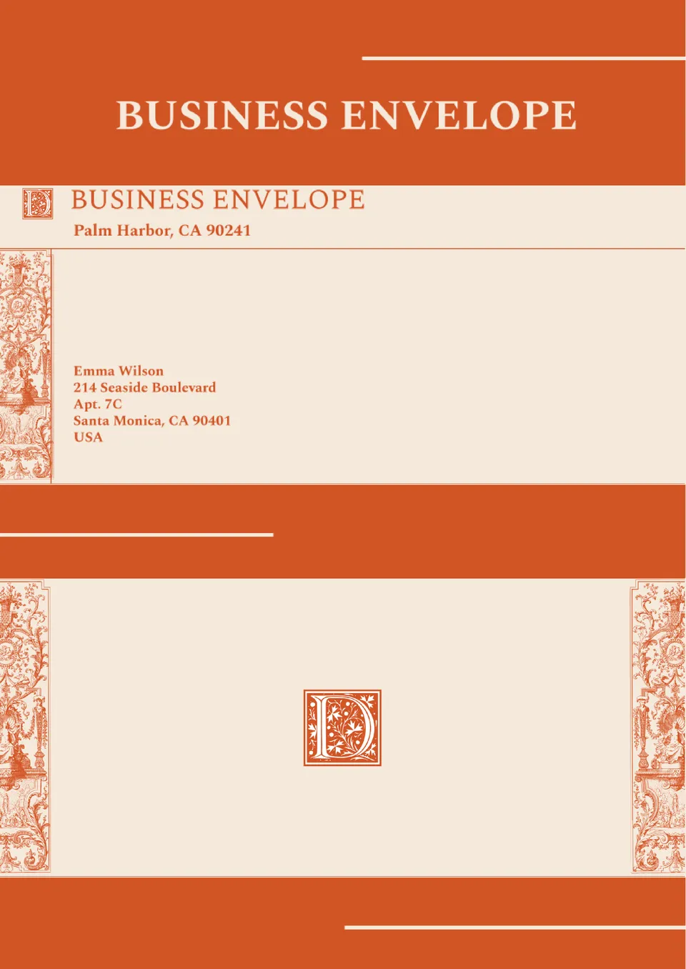 Free Business Envelope Template For Google Docs