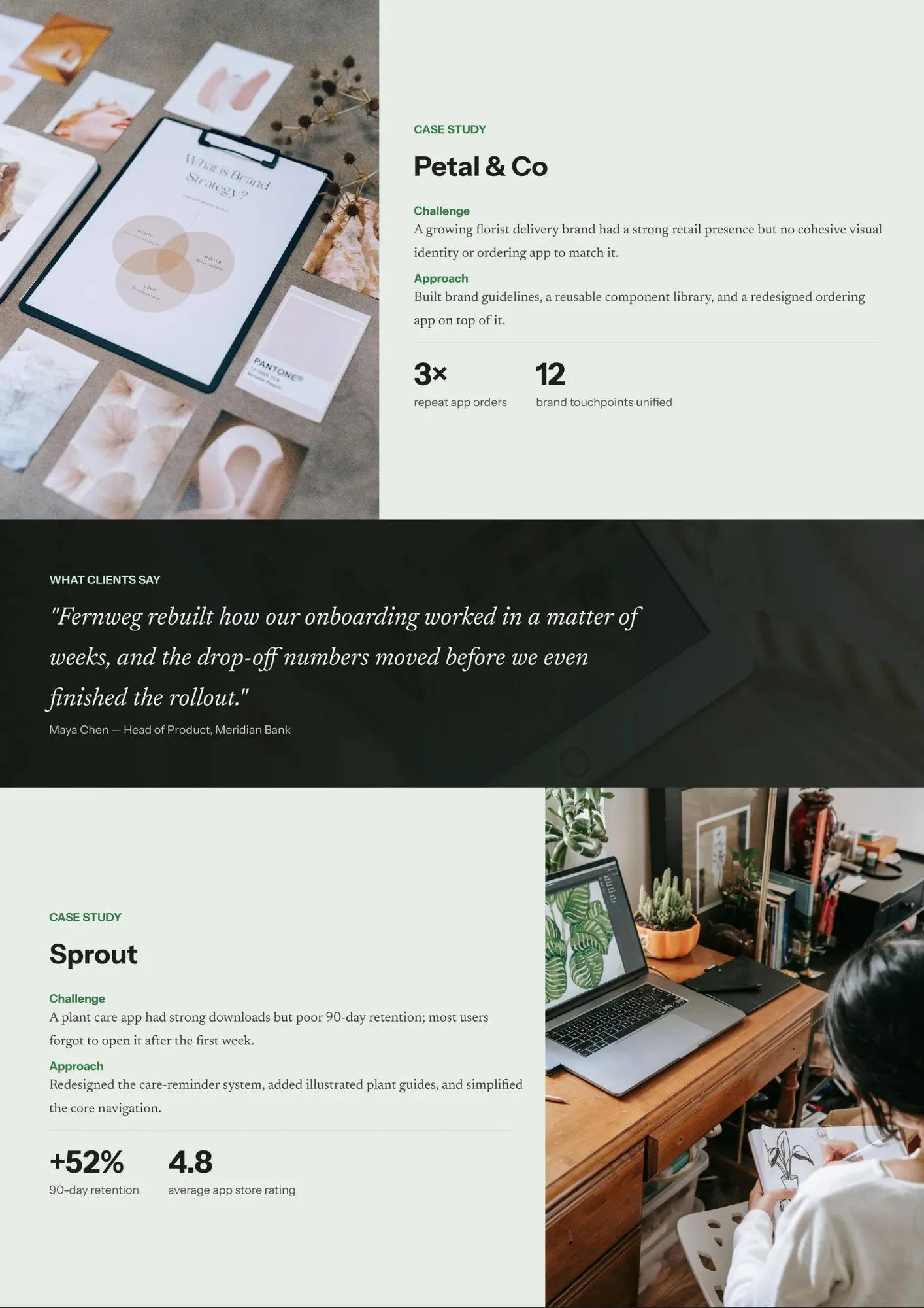 UX Portfolio Template – Free Google Slides Template - NEW!